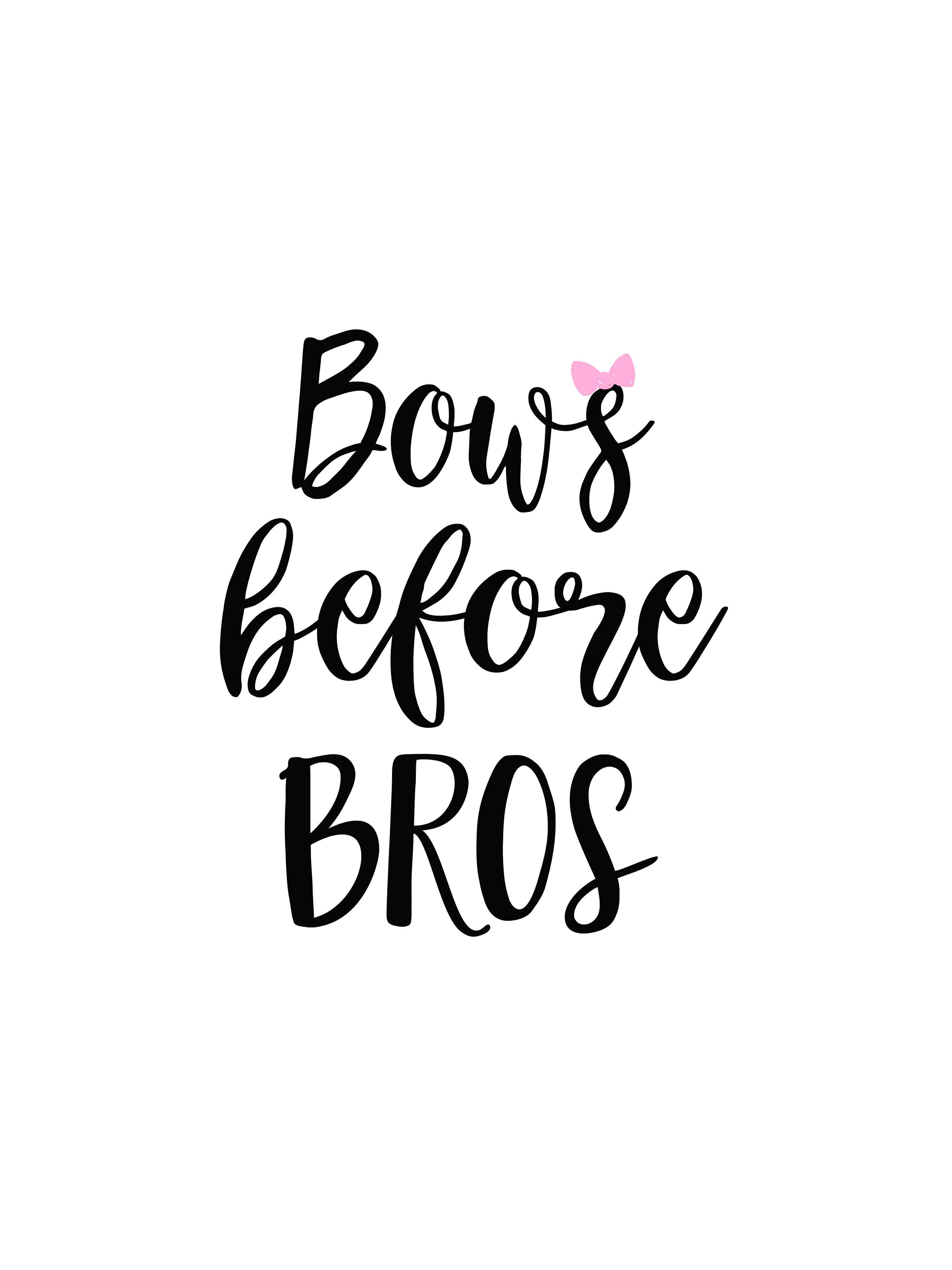 Trinx Bows Before Bros - Wrapped Canvas Print - Wayfair Canada